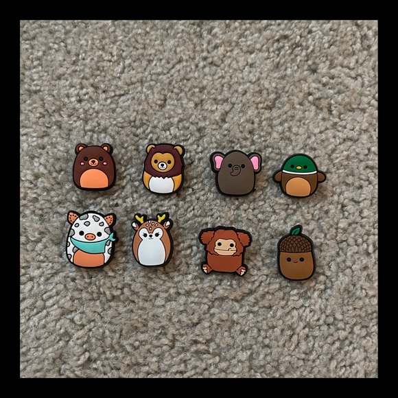 CROCS | Other | Newbrown Color Variety Of Squishmallow Croc Charms ...